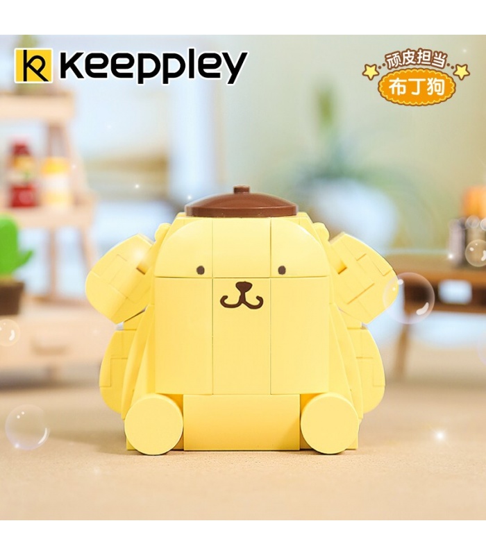 Keeppley K20804 Hello Kitty Series Pompompurin Building Blocks Toy Set ...