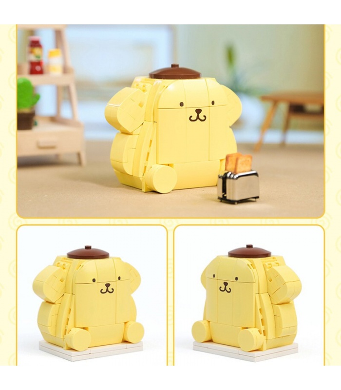 Keeppley K20804 Hello Kitty Series Pompompurin Building Blocks Toy Set ...