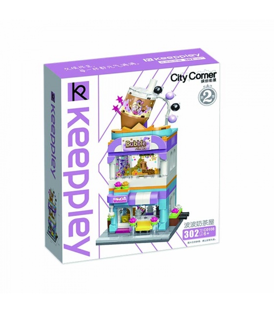 Keeppley City Corner Building Block Toys and Compatible Bricks Sets ...