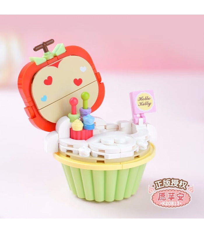 Keeppley K20813 Hello Kitty Cupcake Sanrio Series Building Blocks Toy ...