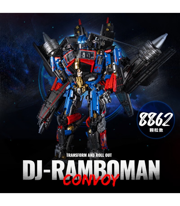 KBOX V5006 Transformers Jetpower Optimus Prime Building Blocks Toy Set ...