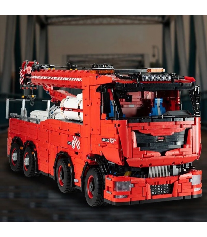 MOULD KING 19008 Motorized Tow Truck Wrecker Remote Control Building ...