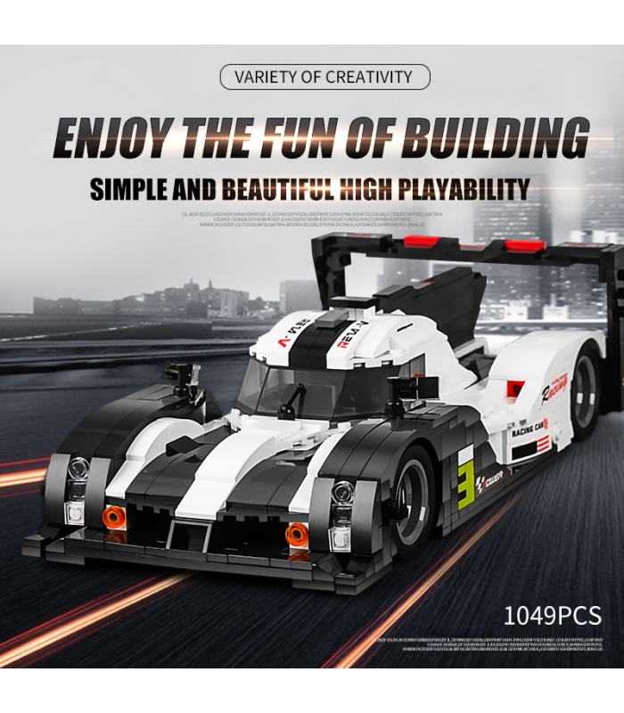 MOULD KING 10002 The 919 Formula Super Racing Car Model Building Blocks ...