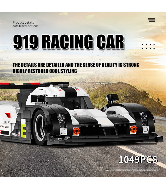 MOULD KING 10002 The 919 Formula Super Racing Car Model Building Blocks ...