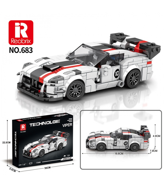Reobrix 683 VIPER Sports Car Sports Car Building Blocks Toy Set ...