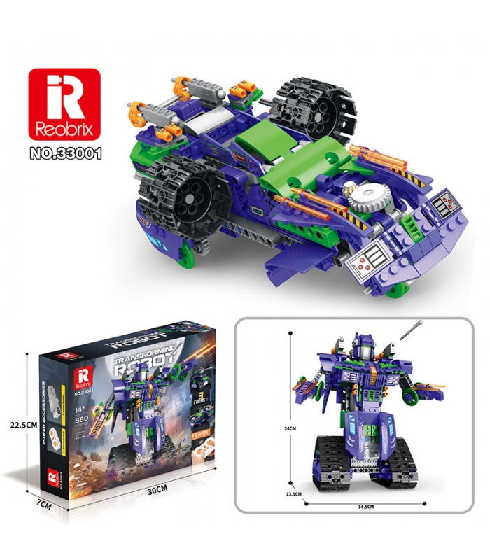 REOBRIX 33001 Robot transformador Serie de control remoto Juego de ...