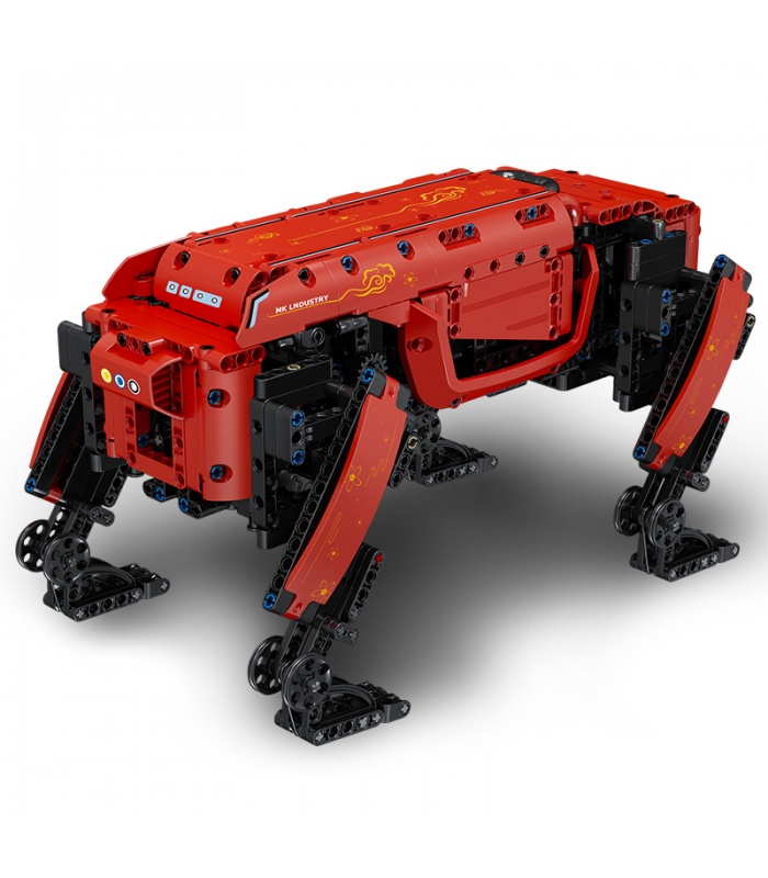 MOULD KING 15067 MK Dynamics Red Robot Dog Remote Control Building ...