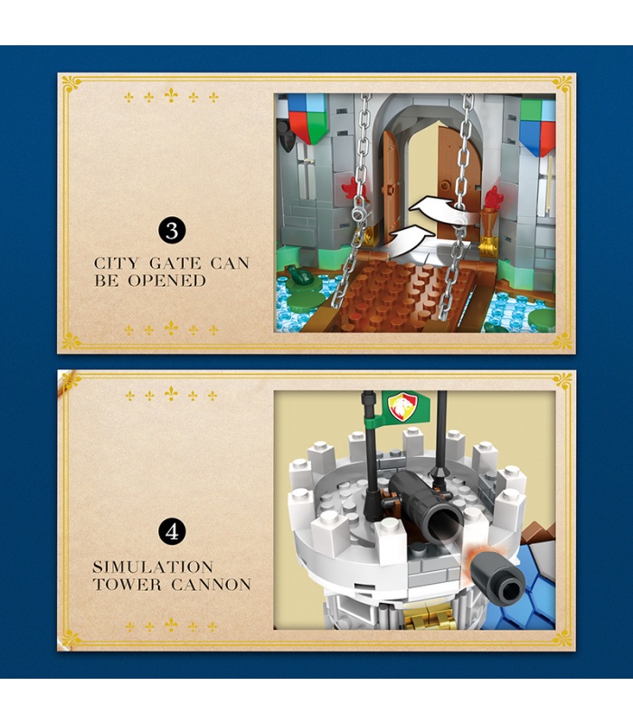 Reobrix 66006 European Medieval Lion Castle Architecture Series ...