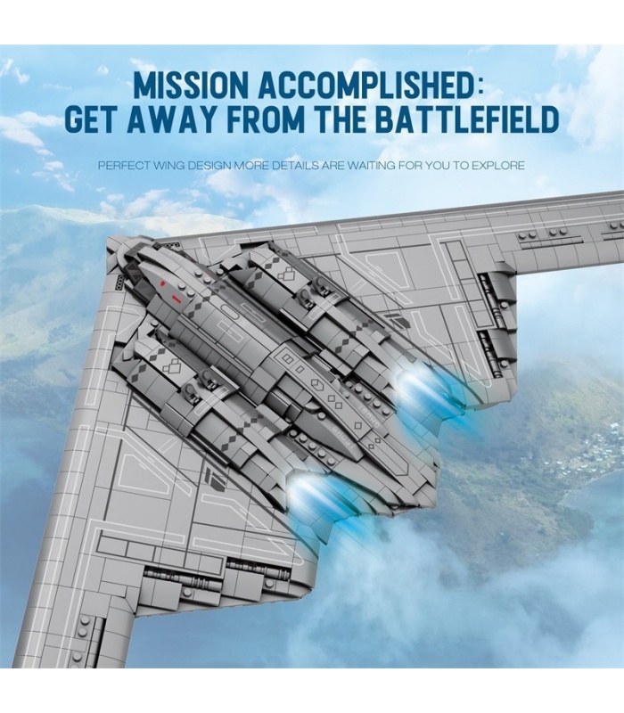 Reobrix 33038 Northrop B2 Bomber Building Blocks Toy Set ...