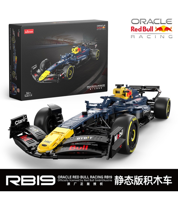Red Bull F1 RB19 1:8 RASTAR 92410 Racing Car Building Blocks Toy Set ...