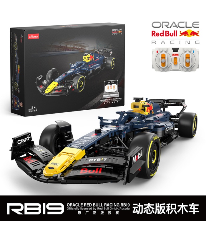 Red Bull F1 RB19 1:8 RASTAR 92410 Racing Car Building Blocks Toy Set ...