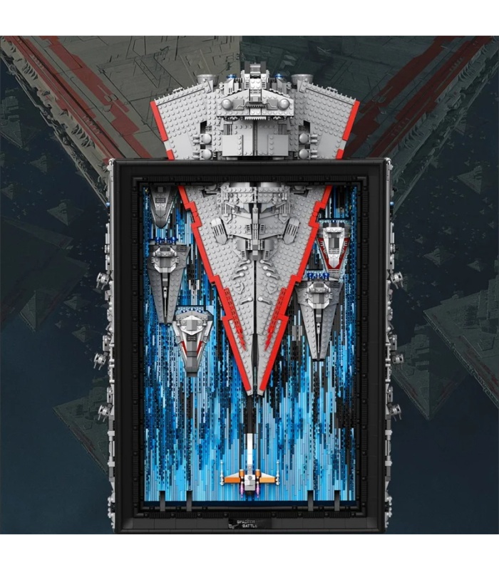 Reobrix 99007 Star Destroyer Revenge 3D Photo Frame Building Blocks Toy ...