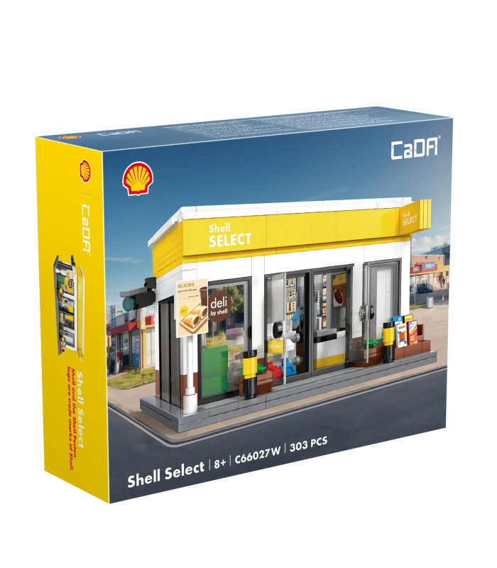 CaDA C66027 Shell Convenience Store Building Blocks Toy Set ...