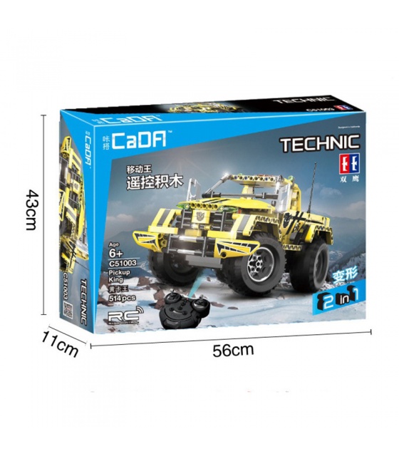 Double Eagle CaDA C61016 Building Blocks Set - BuildingToyStore.com