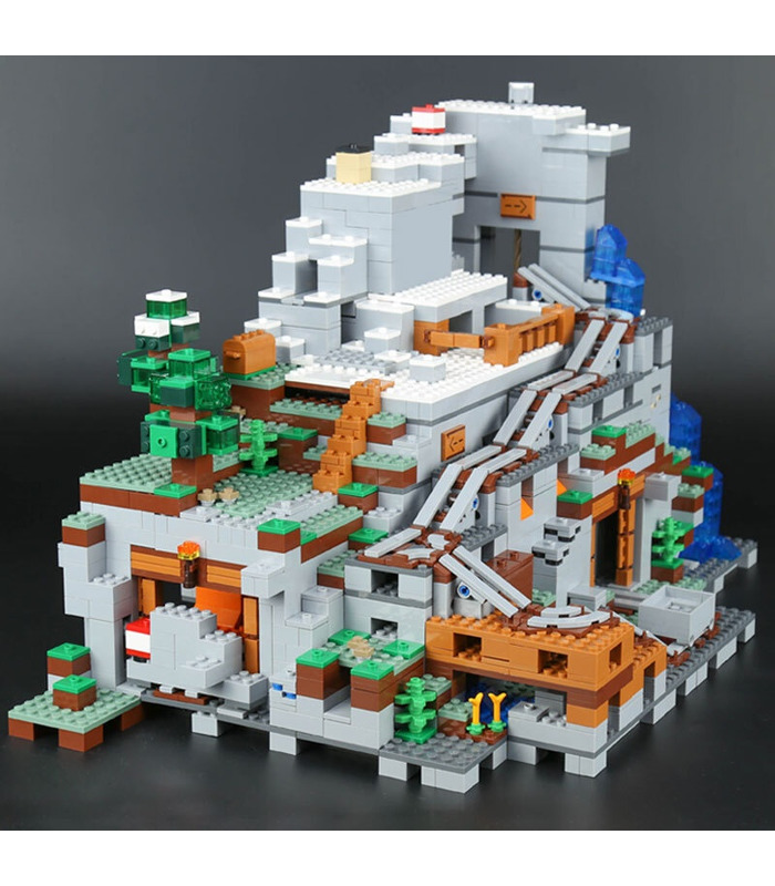 Custom Minecraft The Mountain Cave Compatible Building Bricks Toy Set ...