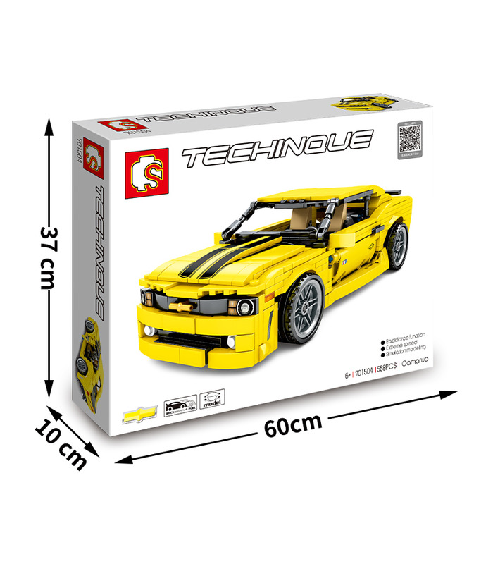 Sembo 701504 Bumblebee Camaro Building Blocks Toy Set ...