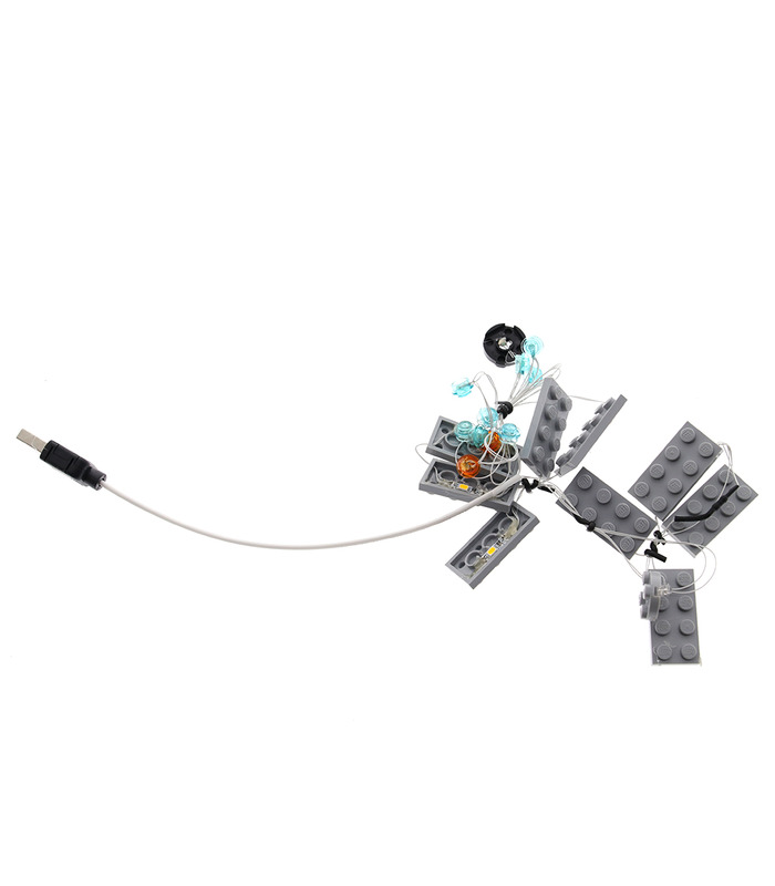 Iron Man Hall of Armor LED 조명 세트 76125용 라이트 키트 - BuildingToyStore.com