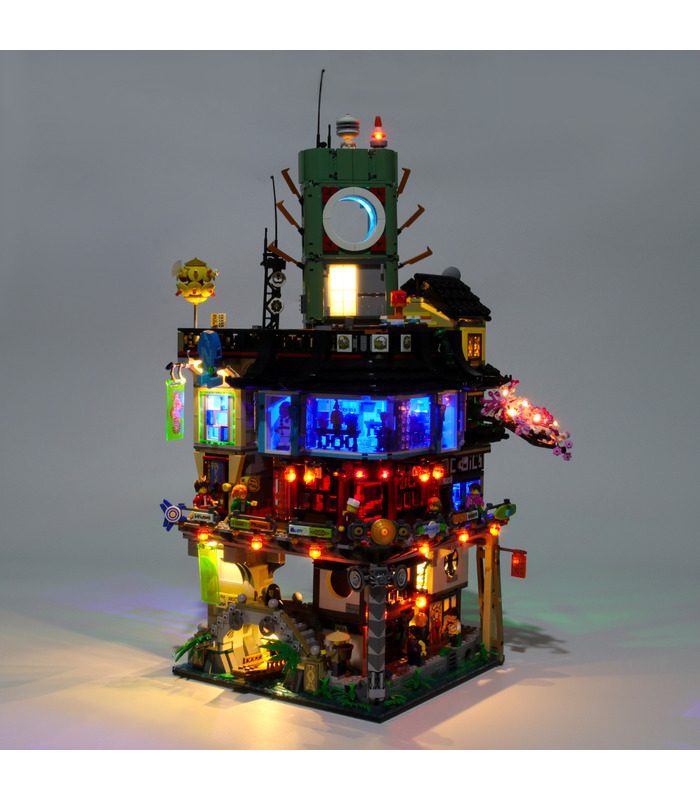 Light Kit For Ninjago City LED Lighting Set 70620 - BuildingToyStore.com