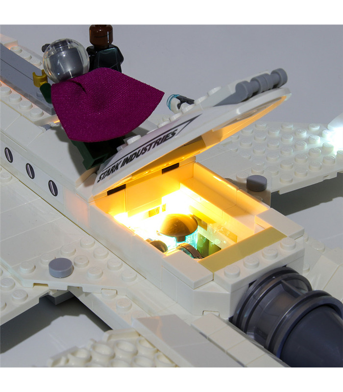 Kit de Luz Para Marvel Stark Jet y el Ataque de avión no tripulado Set ...