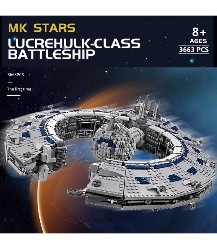 MOULD KING 21008 Lucrehulk Battleship Droid Control Ship Building ...