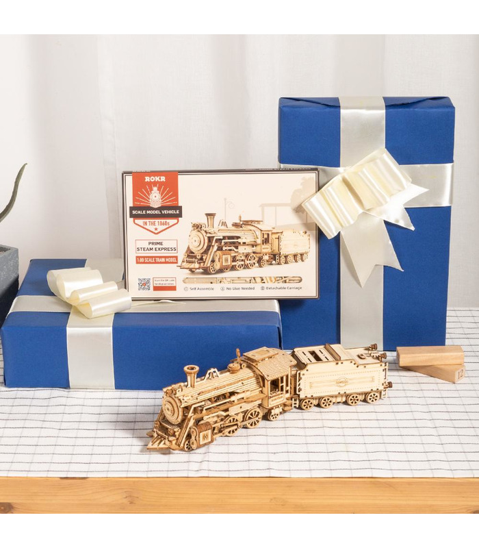 ROKR 3D Puzzle Mechanical Model Wooden Building Toy Kit ...