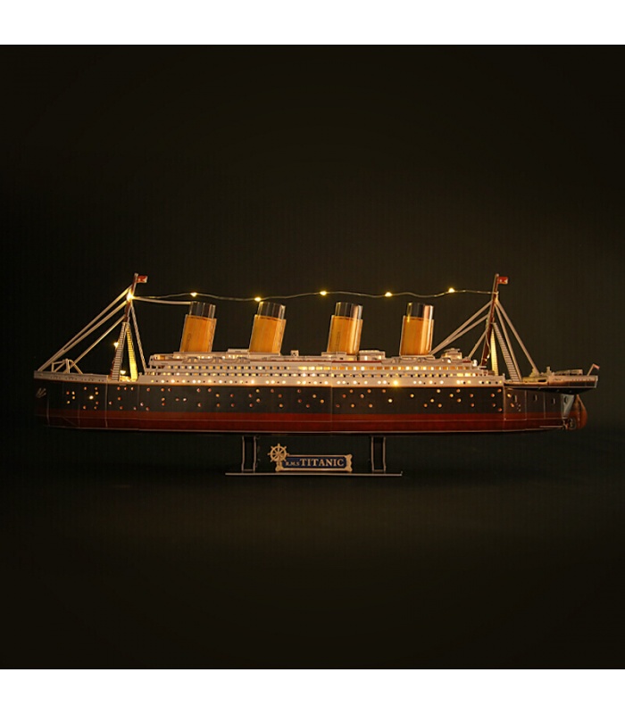 Cubicfun 3D Titanic Ship L521h With LED Lights Model Building Kits ...