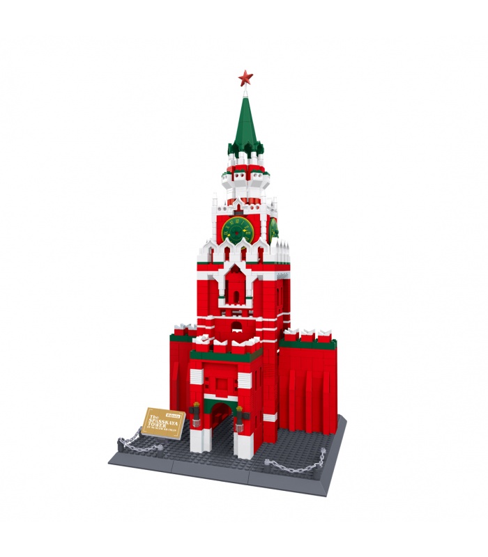 WANGE Architecture The Spasskaya Tower of Moscow Russia Kremlin 5219 ...